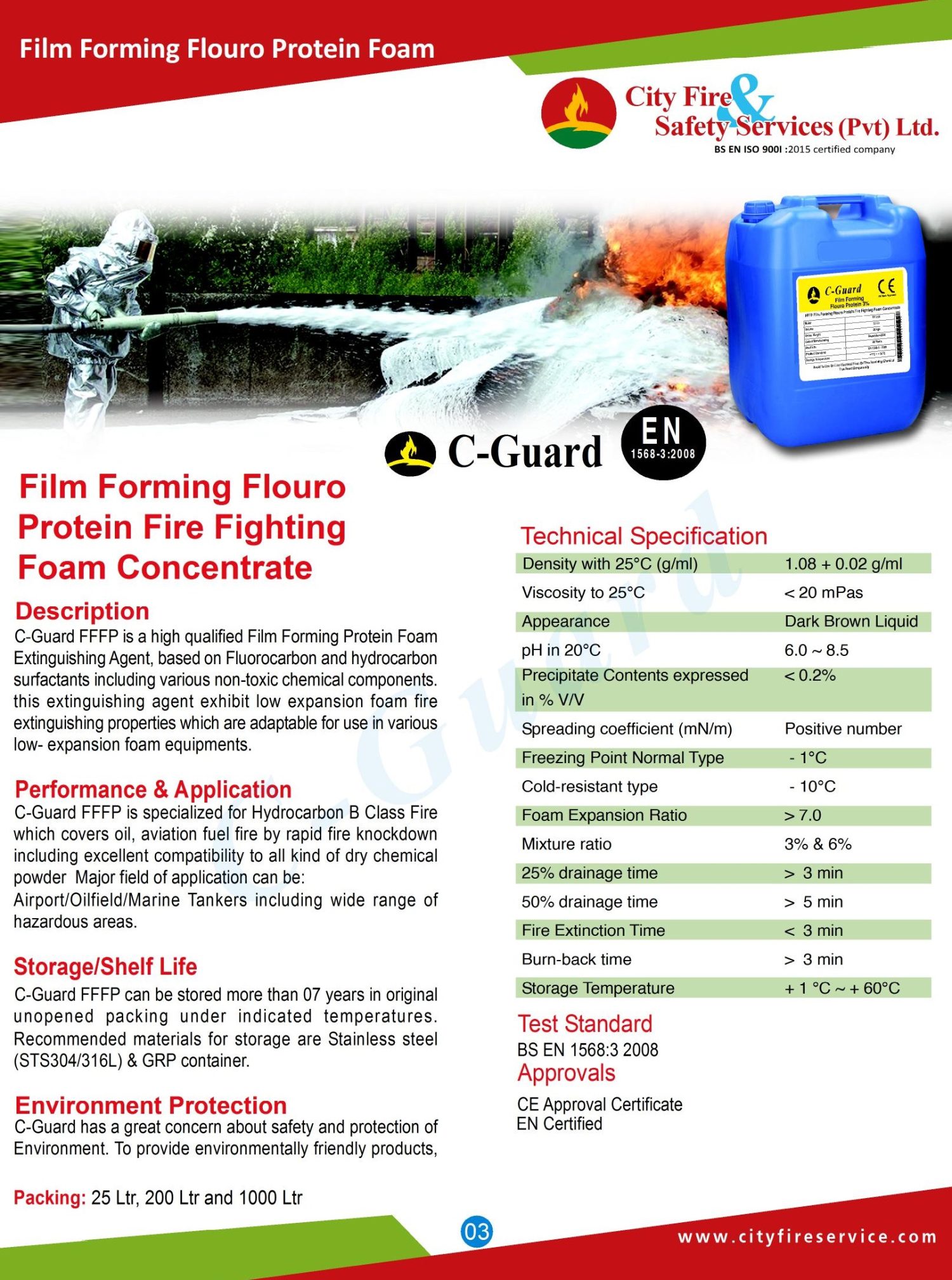 FFFP Foam C6 Chemistry Concentrate Supplier Karachi