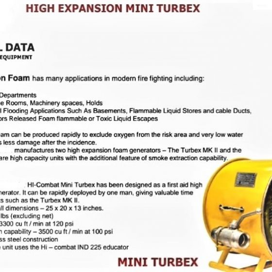 High Expansion Foam Generator | Fire Fighting Equipment | Fire Safety ...